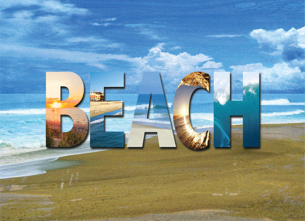 Wood Frames - Beach - Beach Letters – ScandiCal